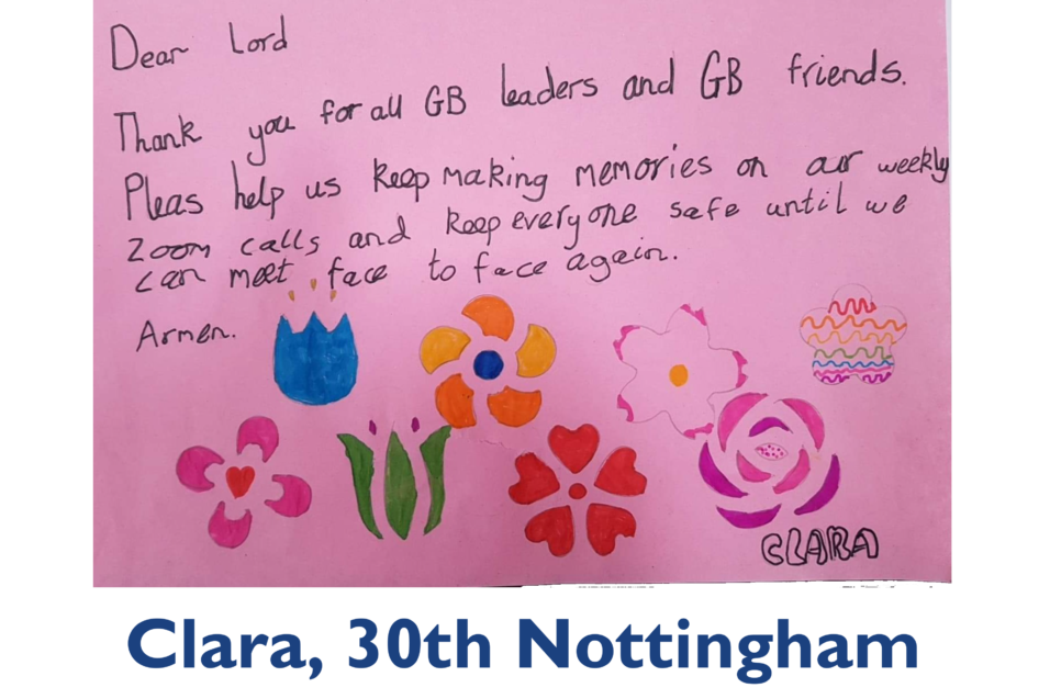 A prayer for GB in 2021 | Girls' Brigade Ministries