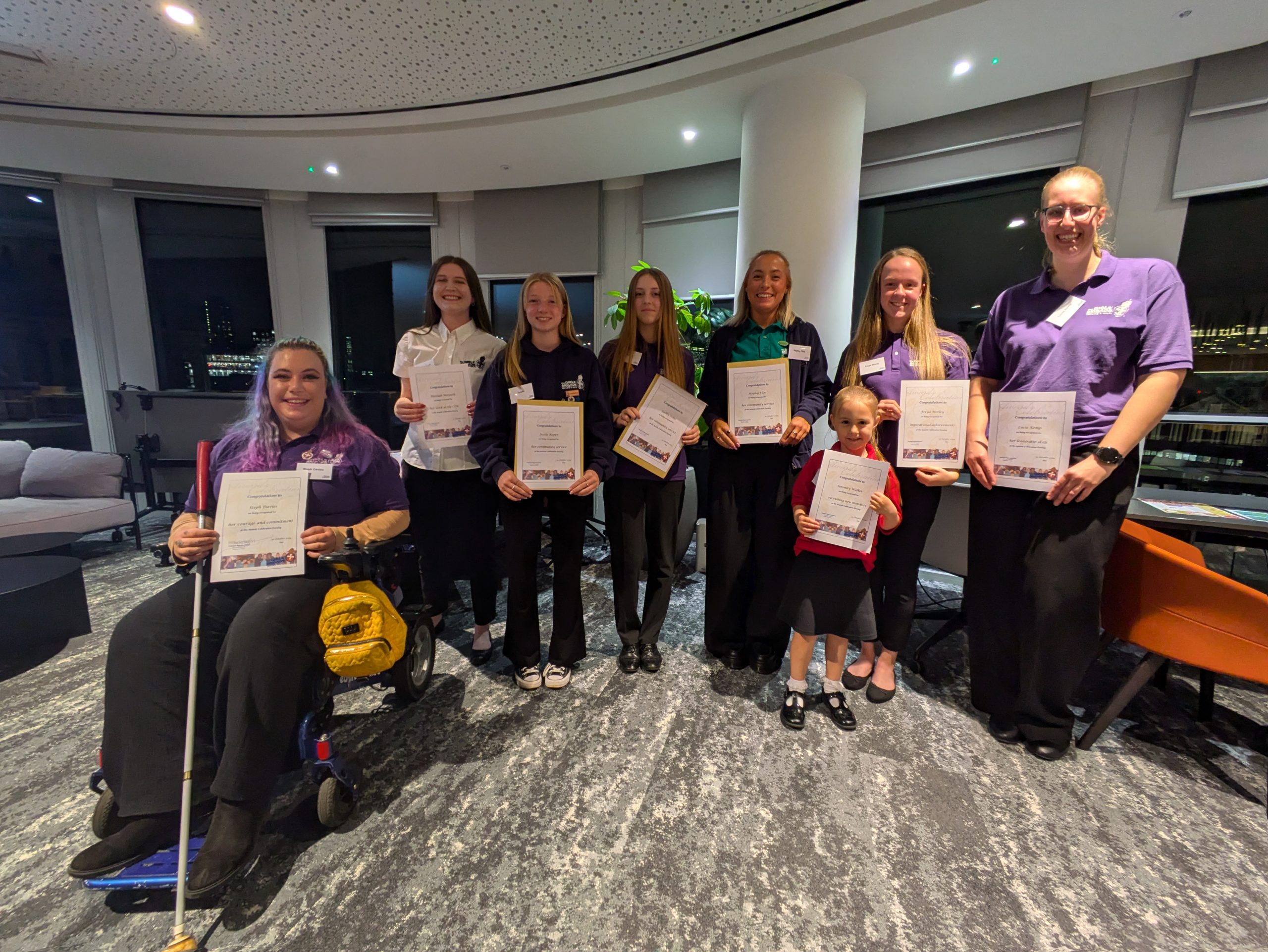 Girls’ Brigade young people recognised in awards ceremony | Girls ...